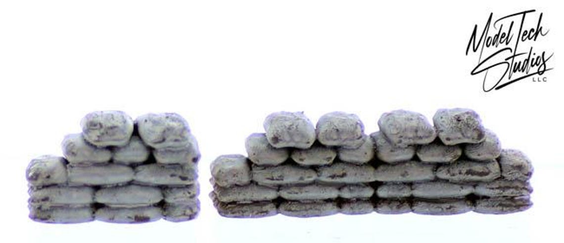 HO Scale SACK Linear Piles With 60 Sacks Stacked Pre Painted - Etsy