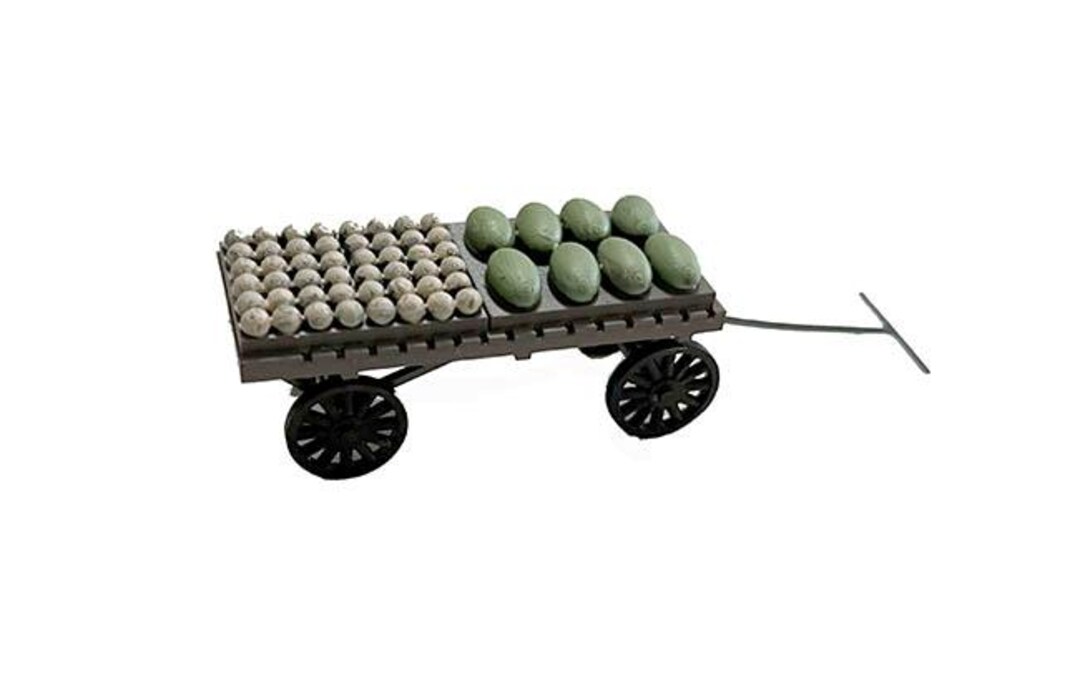 HO Scale Fruit and Vegetable Vending Wagon Painted - Etsy
