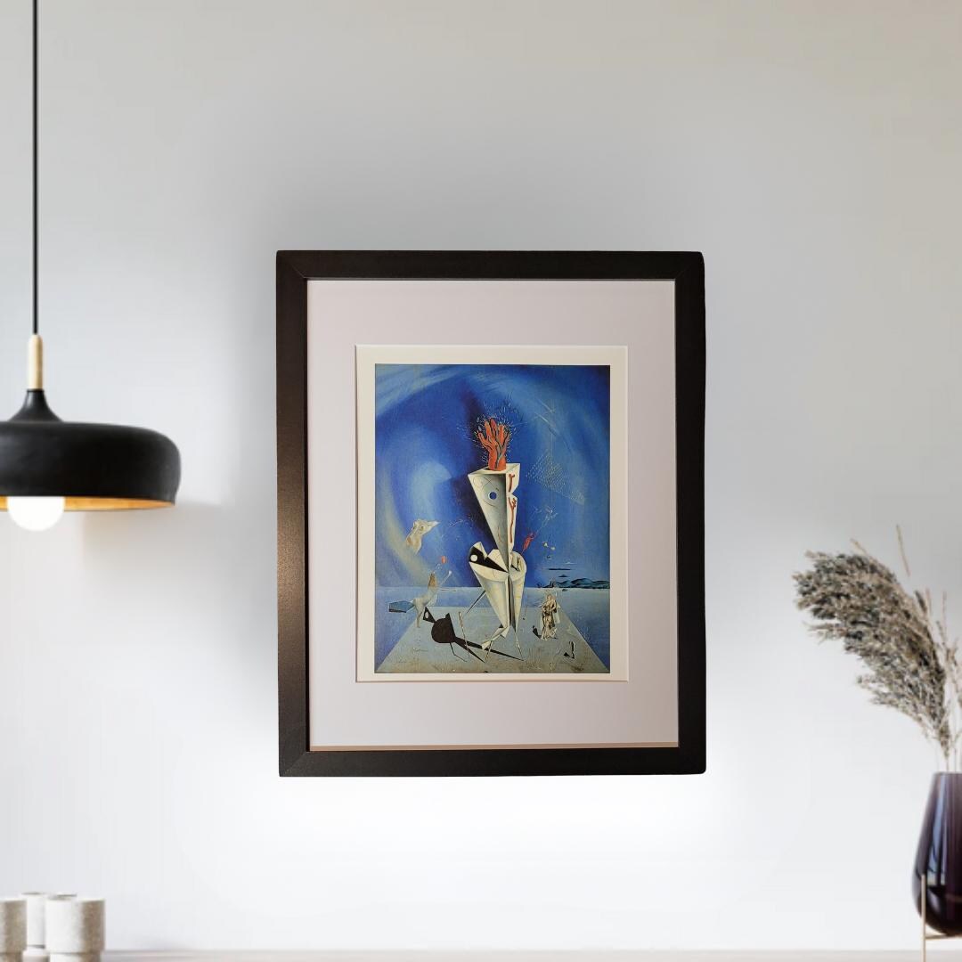 Salvador Dali Print apparatus and Hand Framed/matted 12x15 Frame - Etsy
