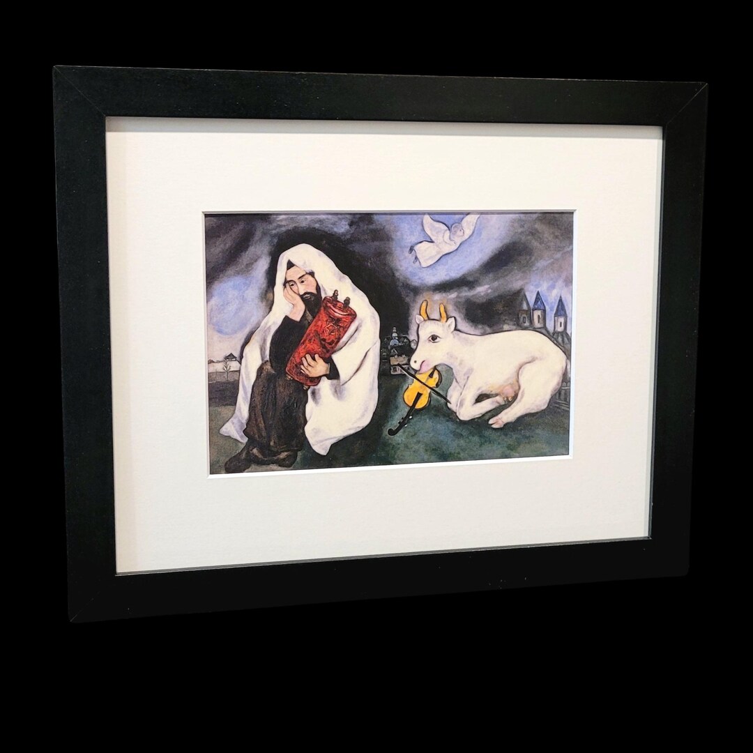 Marc Chagall 'solitude' Modernism Print Framed/matted Free Shipping - Etsy