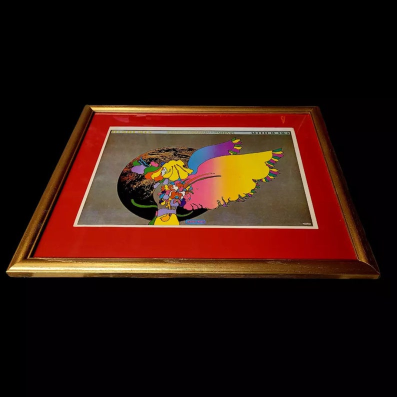 Peter Max Vintage Poster From 1970 Poster Book 11x16 apollo 11 From the ...