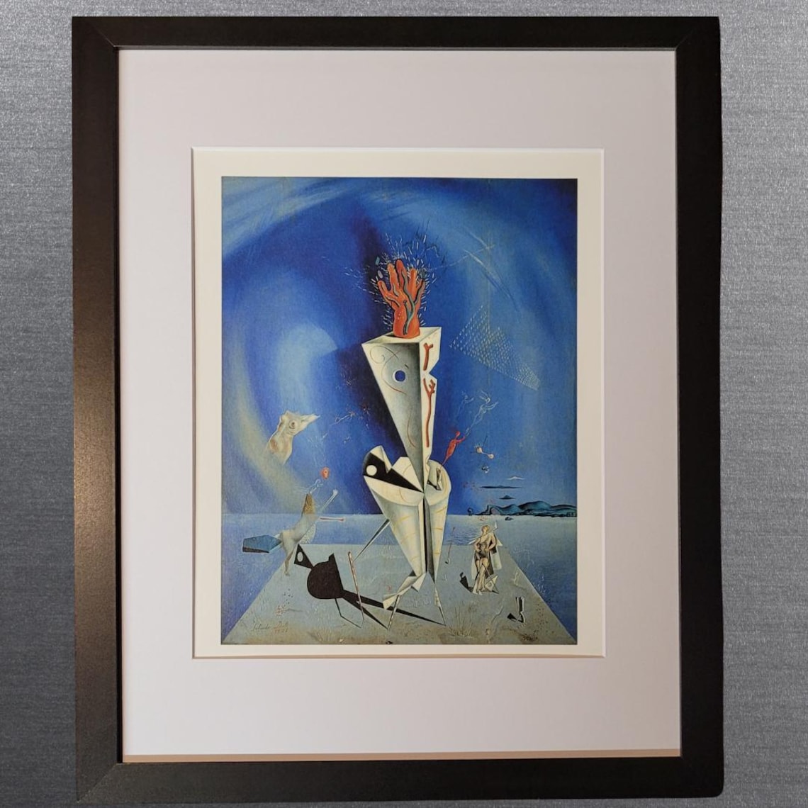 Salvador Dali Print apparatus and Hand Framed/matted 12x15 Frame - Etsy