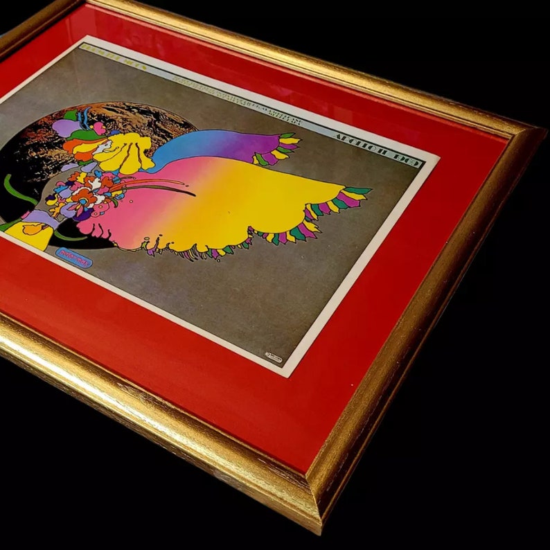 Peter Max Vintage Poster From 1970 Poster Book 11x16 apollo 11 From the ...