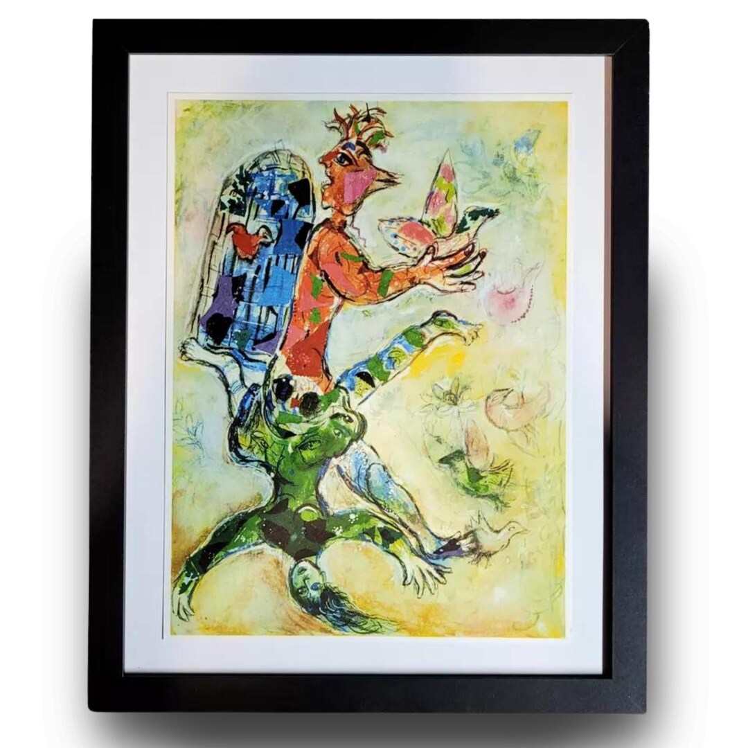 Marc Chagall 'the Magic Flute' Vintage 1971 Print by Mourlot, Paris ...
