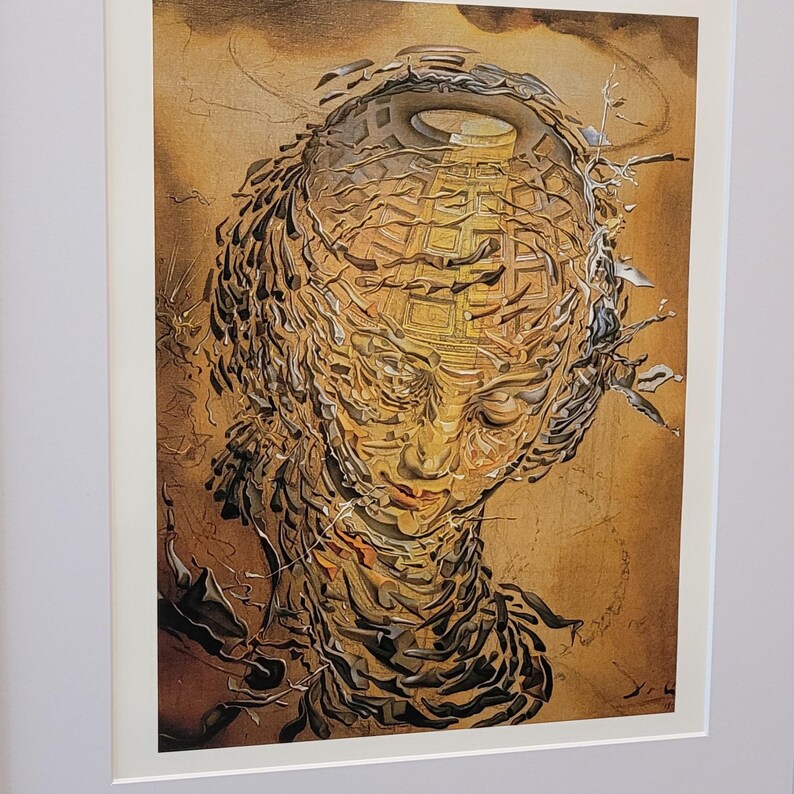 Salvador Dali Surrealism Art Print raphaelesque Head Exploding Framed ...