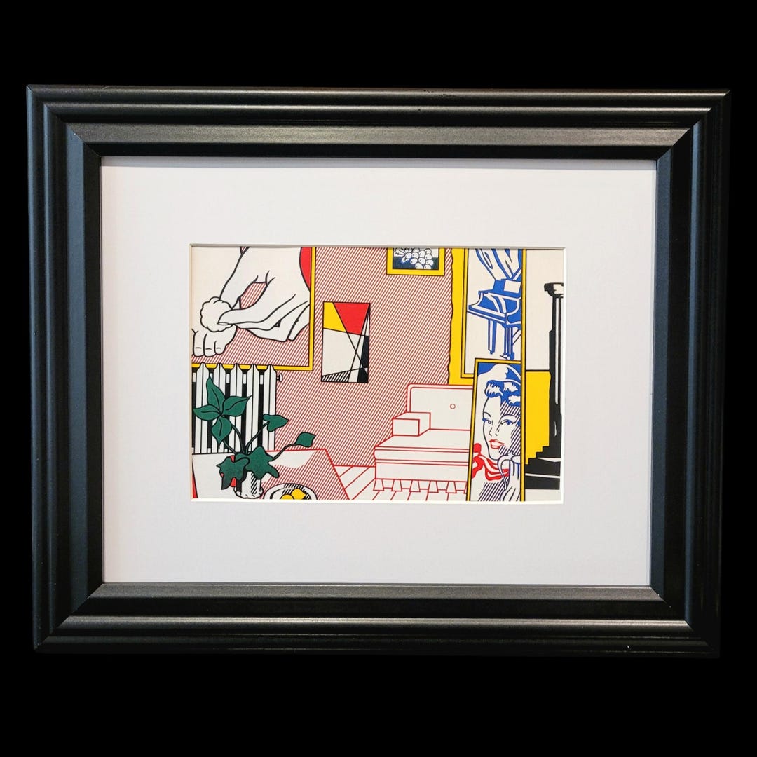 Roy Lichenstein artist's Studio-foot Medication Iconic Pop Art Print ...