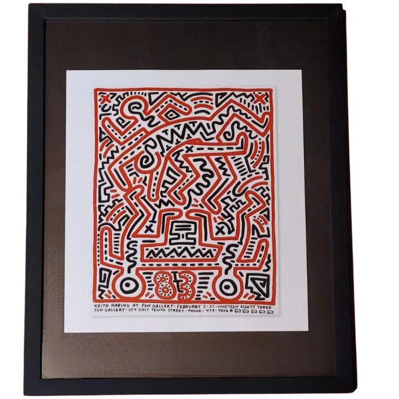 Keith Haring Keith Haring at Fun Gallery 1983 - Etsy Keith Haring Keith Haring at Fun Gallery 1983 - Etsy