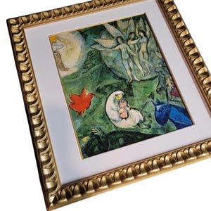Marc Chagall 'jacob's Dream' Vintage 1964 Wall Art Newly Custom Framed ...