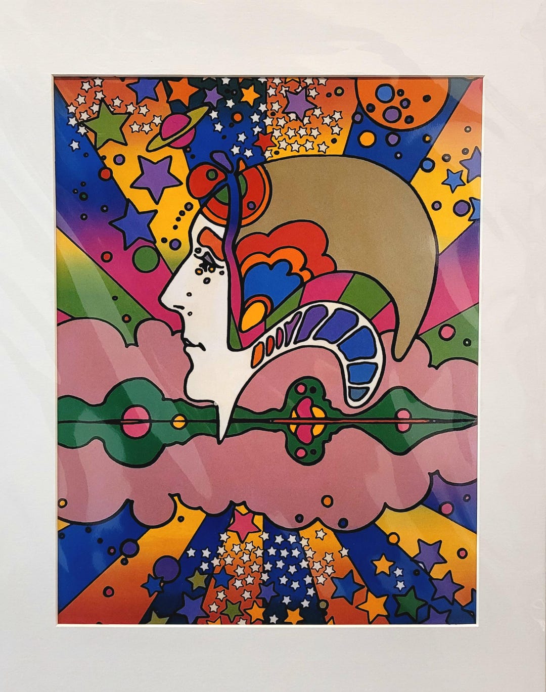 Peter Max different Drummer Vintage Contemporary Pop Art Print Free ...