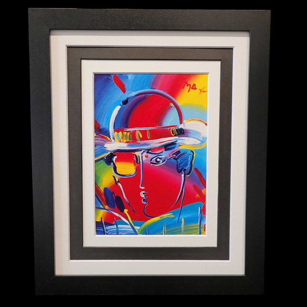 Peter Max zero Spectrum Vintage Plate Signed Contemporary Pop Art Print ...