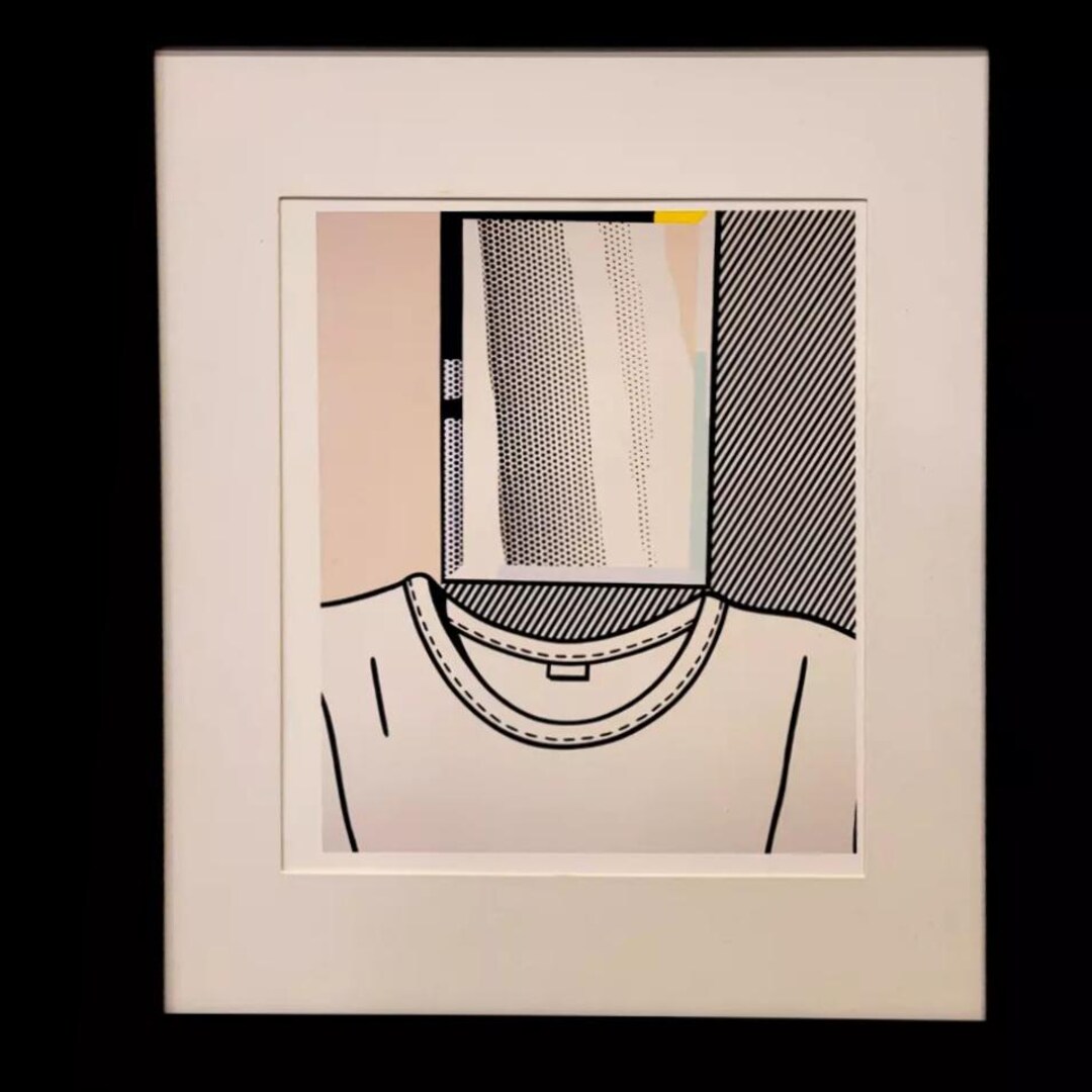 Roy Lichtenstein "self Portrait" Print Framed Iconic Pop Art Wall Art ...