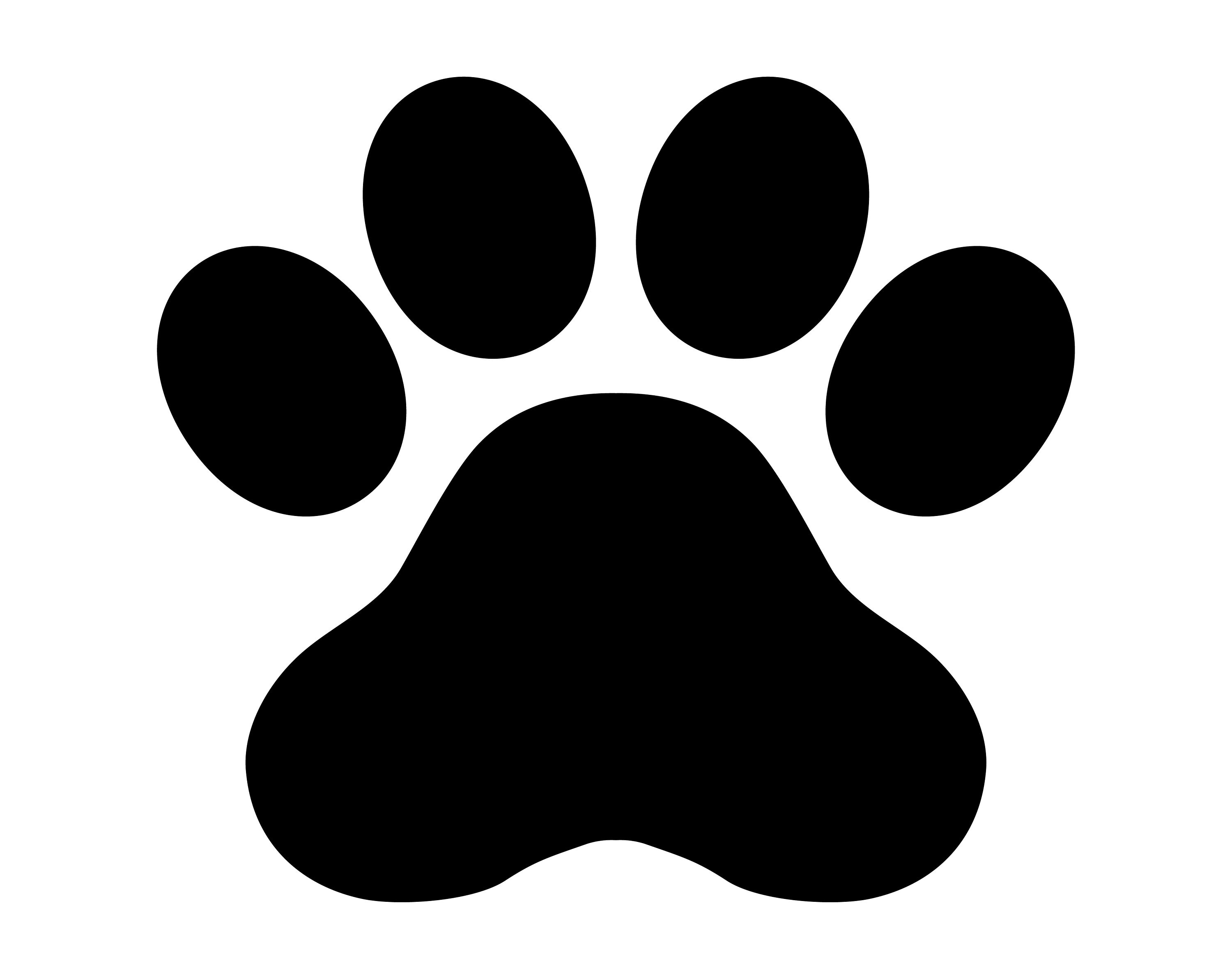 Impresión de pata de perro SVG. Perro hueso Svg. Pata con | Etsy