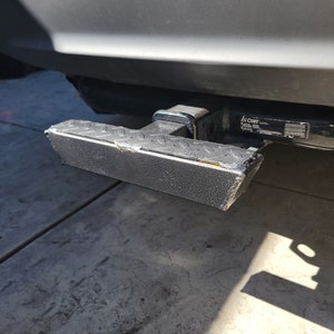 Heavy Duty Step | 12" Long | 12" Step Platform | Fits 2-inch Hitch ...