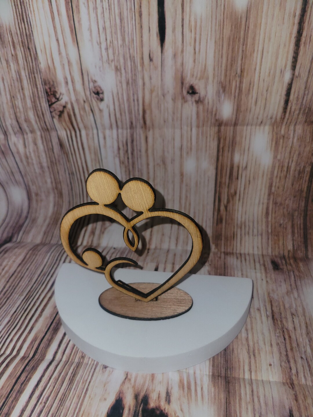 Valentine Heart Laser-cut Heart With Hugging Couple - Etsy