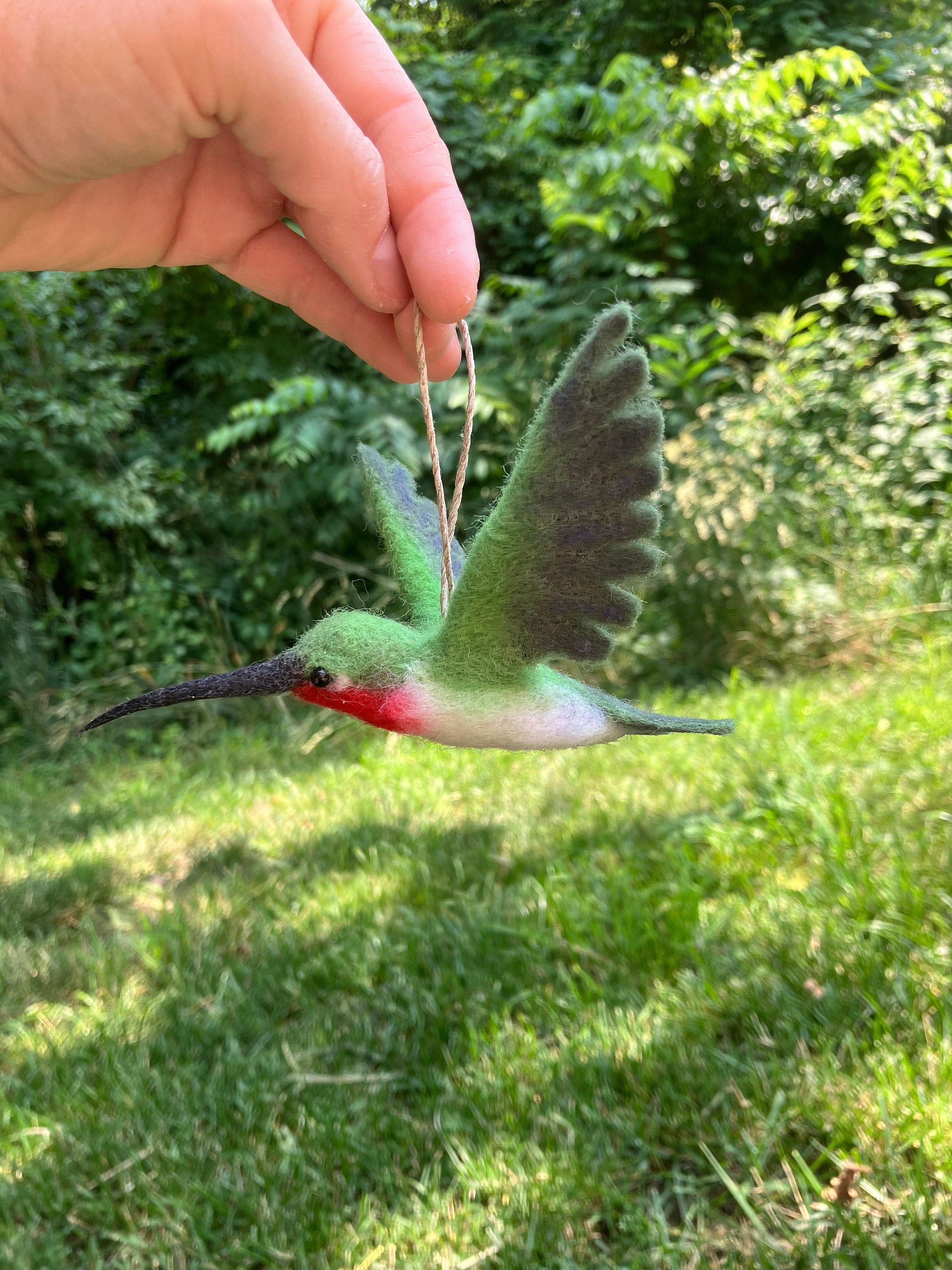 Needle Felted Hummingbird| MADE TO ORDER | Bird | Mini | Gift | Plush ...