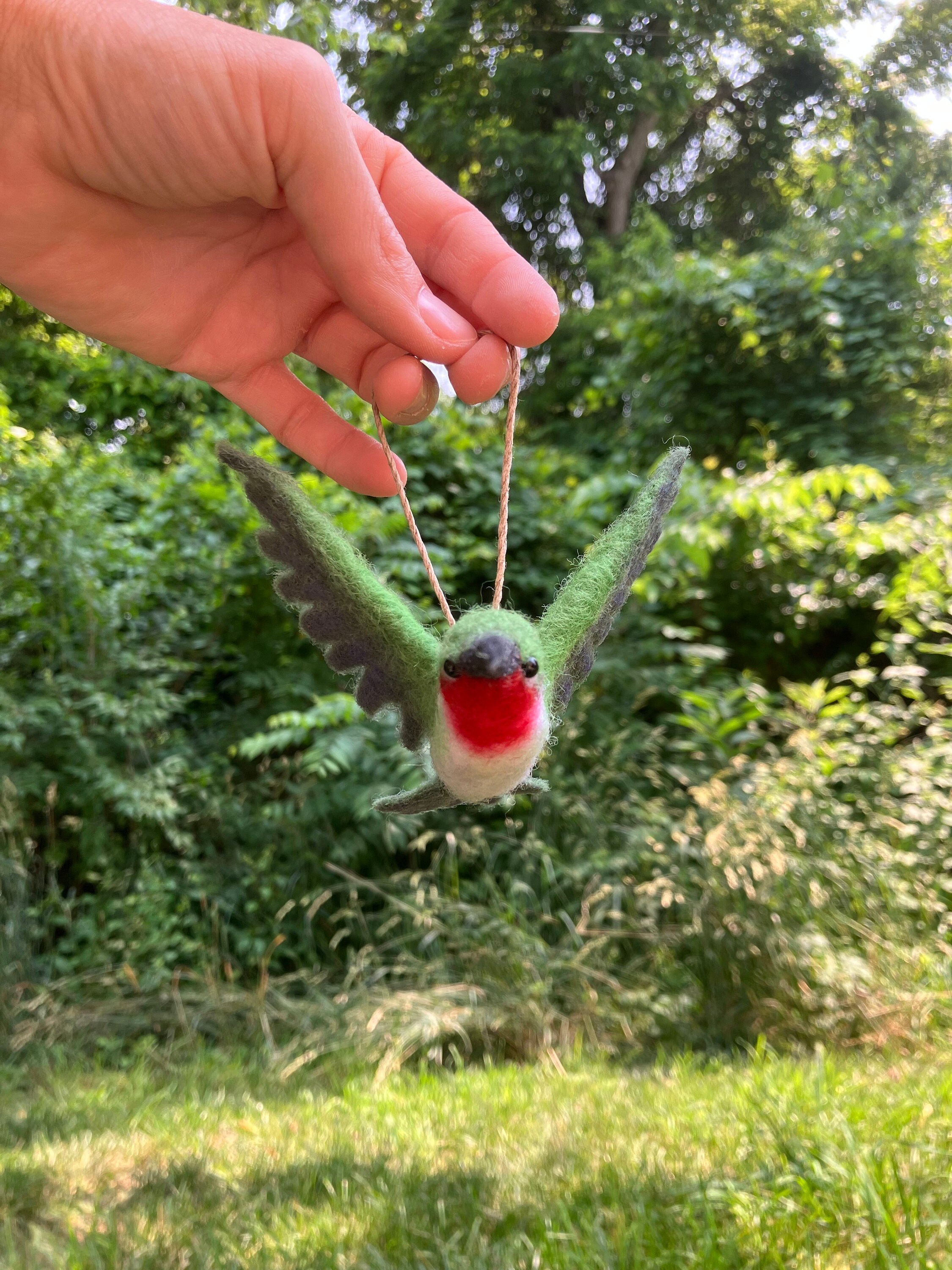 Needle Felted Hummingbird| MADE TO ORDER | Bird | Mini | Gift | Plush ...