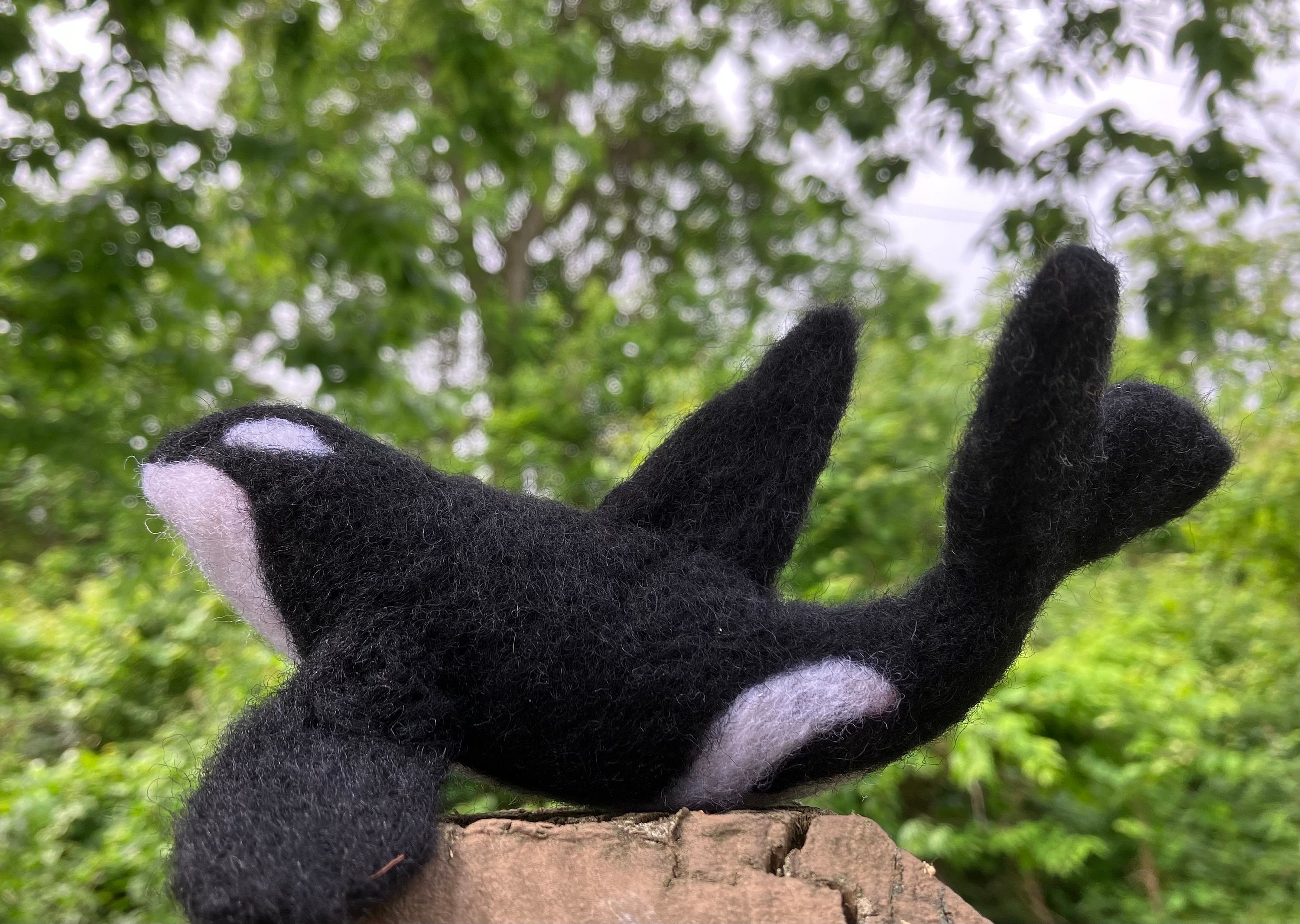Needle Felted Orca Killer Whale Gift Plush Toy - Etsy