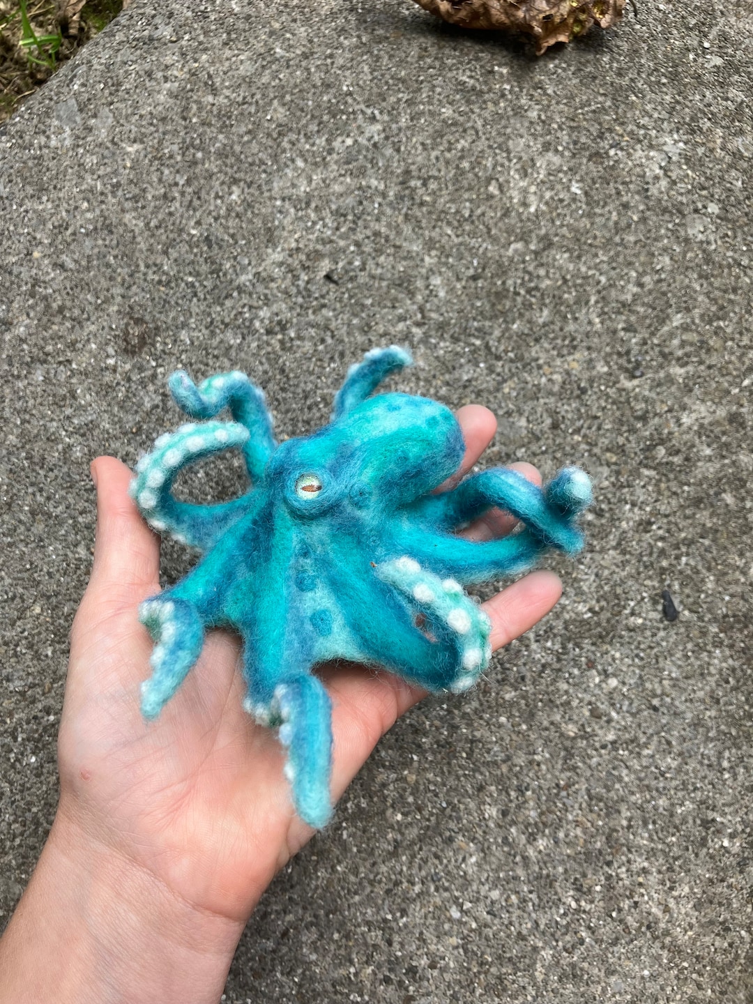 Needle Felted Octopus | MADE TO ORDER |plush | Marine Animal | Needle ...