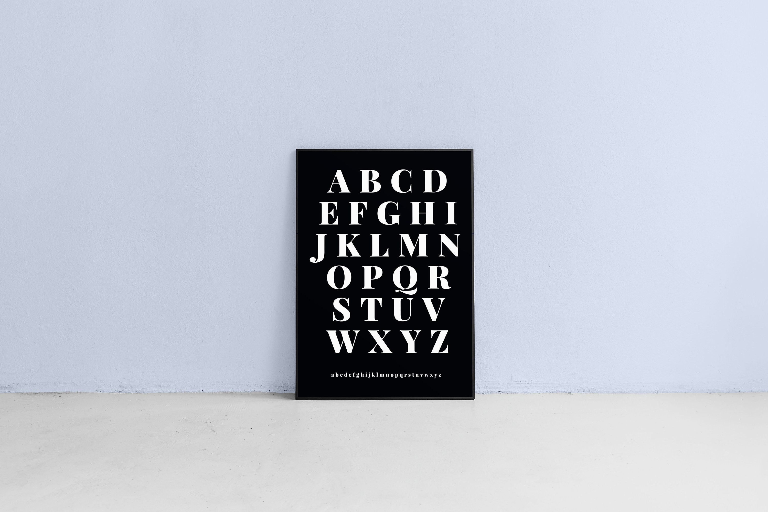 Alphabet Printable Art A-Z Wall Art Digital Download - Etsy