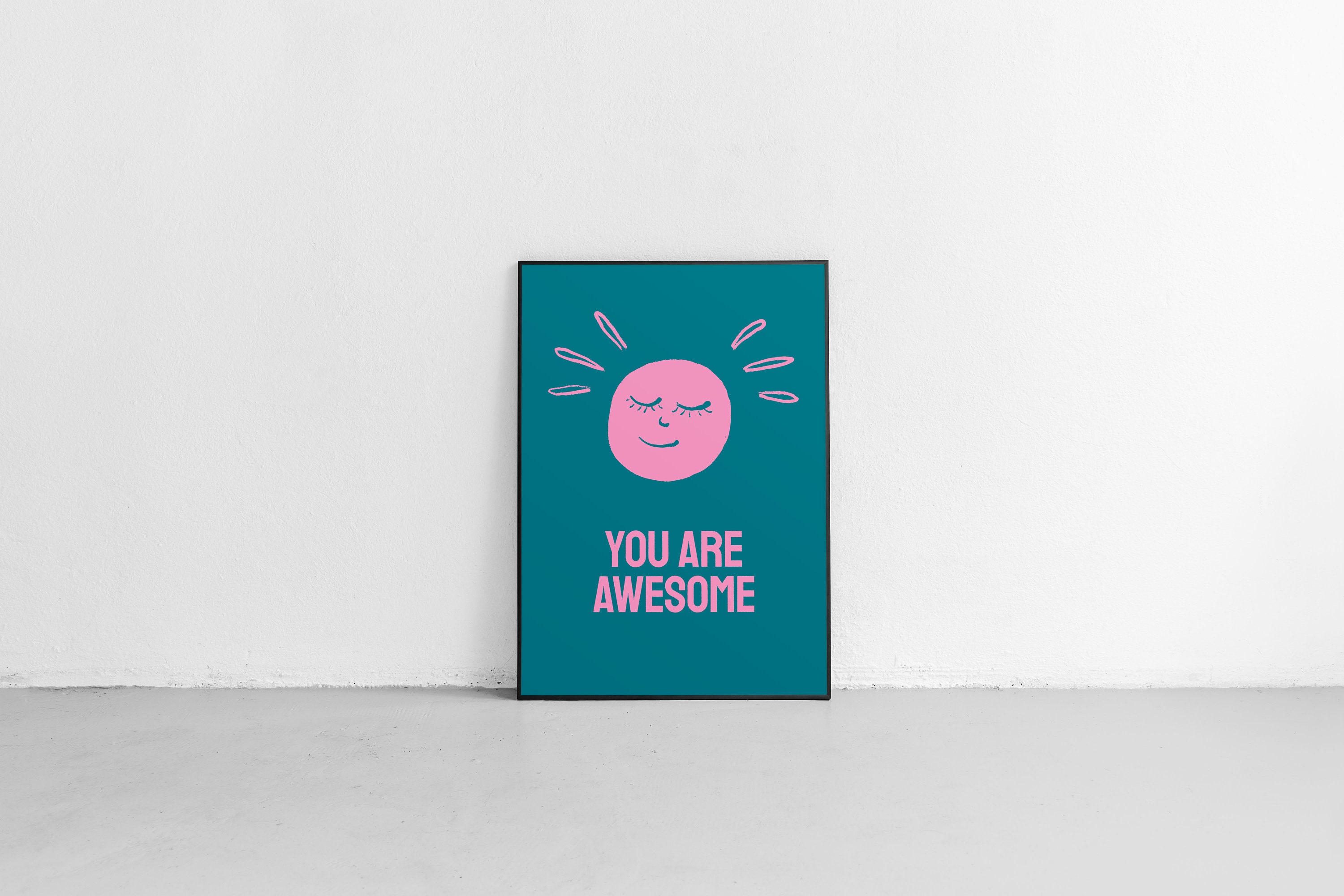 You Are Awesome Print, You're Awesome Poster, Printable Poster Decor ...