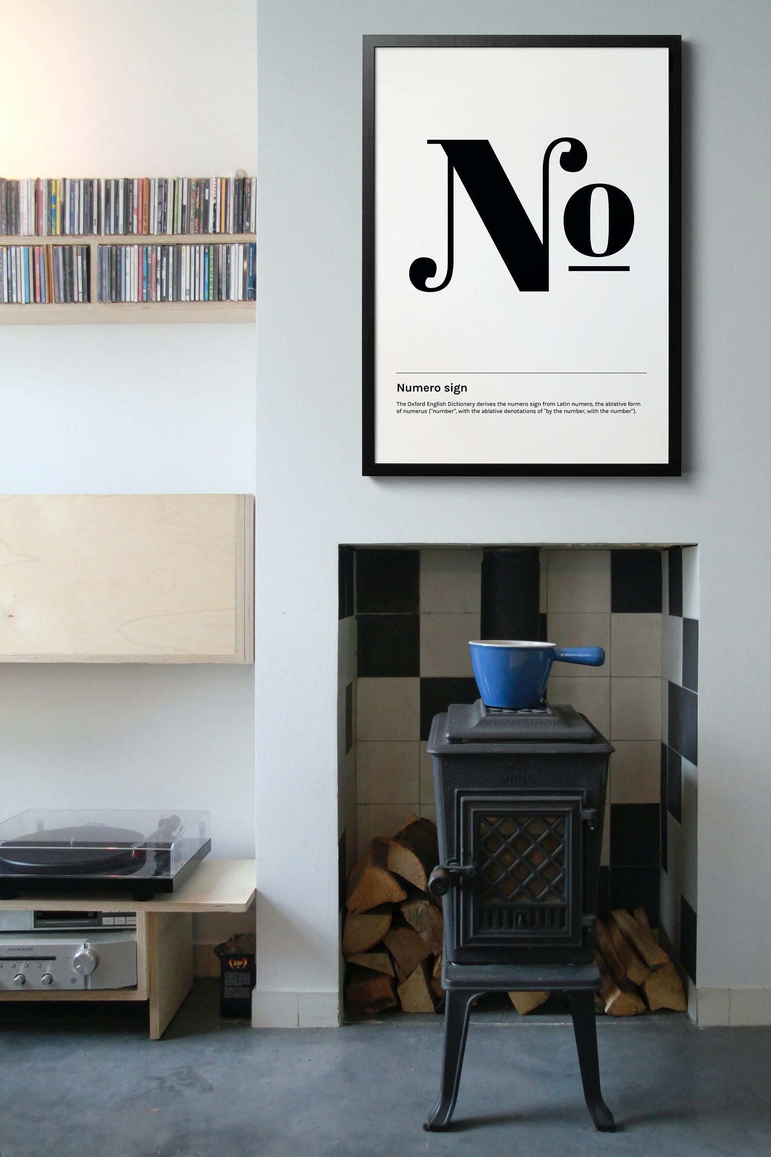 Numero Sign Number No Definition Typography Printable Art - Etsy UK