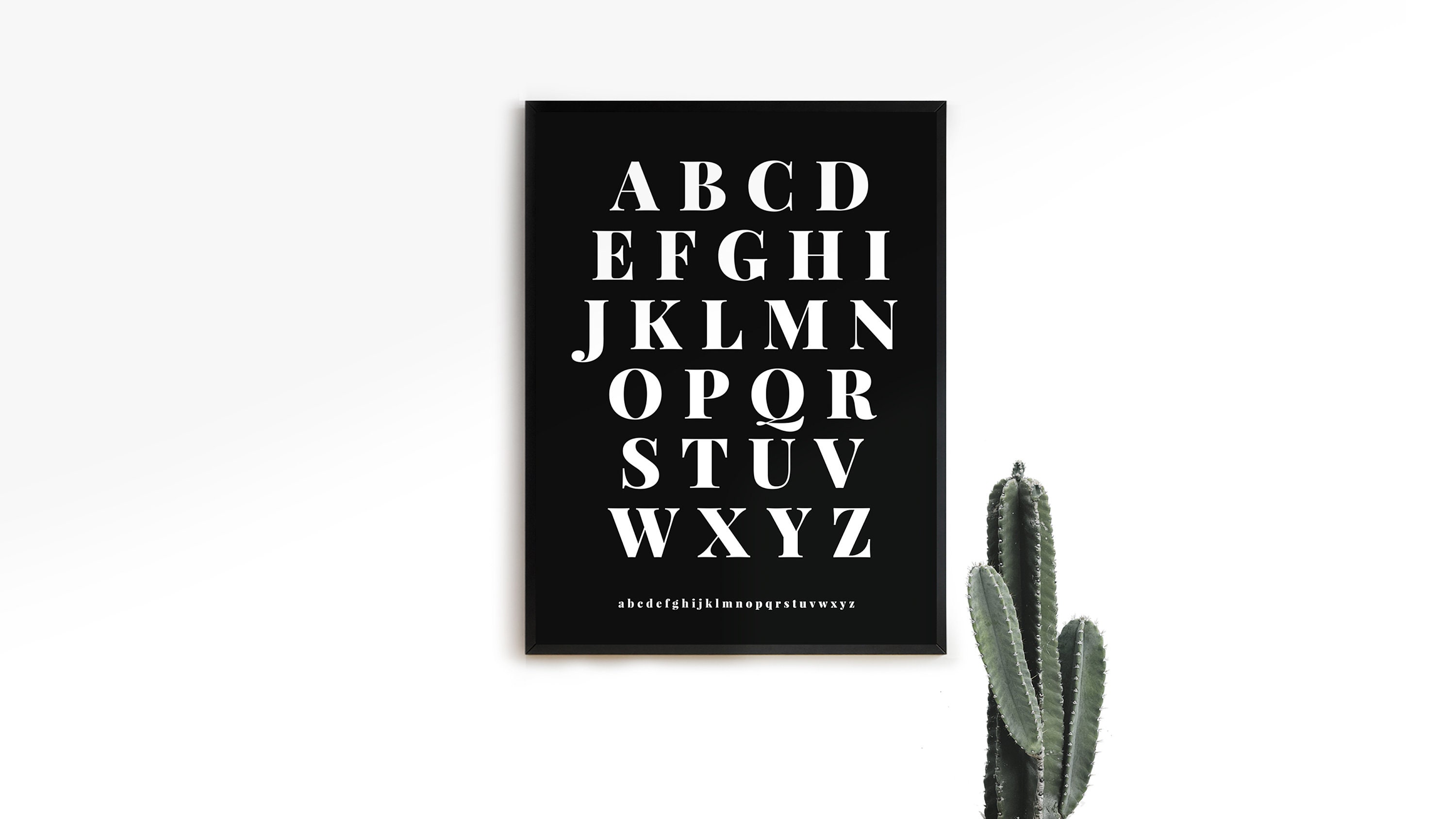 Alphabet Printable Art A-Z Wall Art Digital Download - Etsy