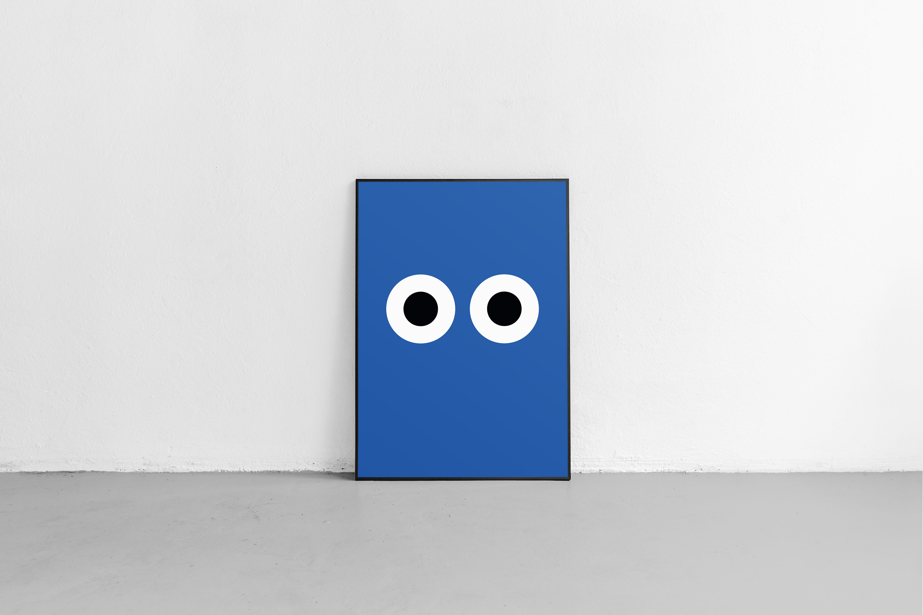 Big Open Eyes Art, Eyes Illustration Poster, Wide Surprised Eyes Poster ...