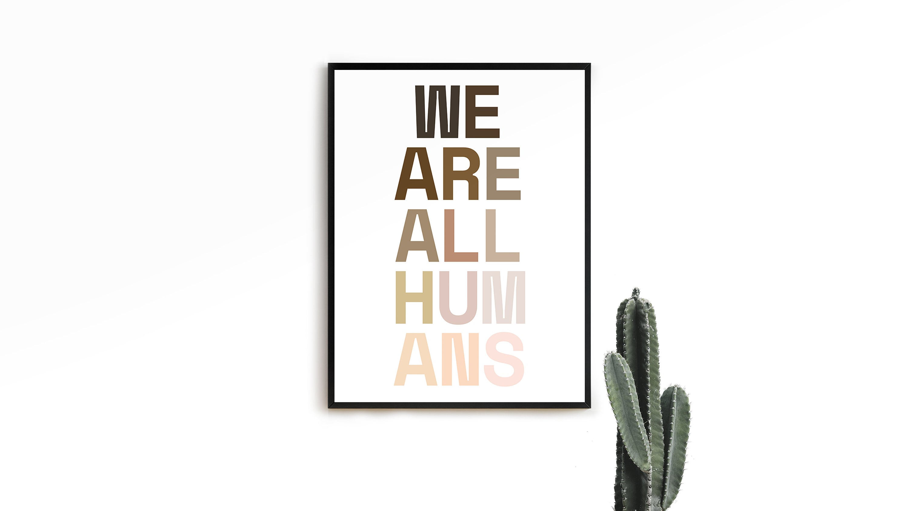 We are all Humans, Stronger Together, Human Equality, BLM, Black Live ...