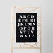 Alphabet Printable Art A-Z Wall Art Digital Download - Etsy