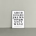 Alphabet Printable Art, A-Z Wall Art, Digital Download, Typography ...