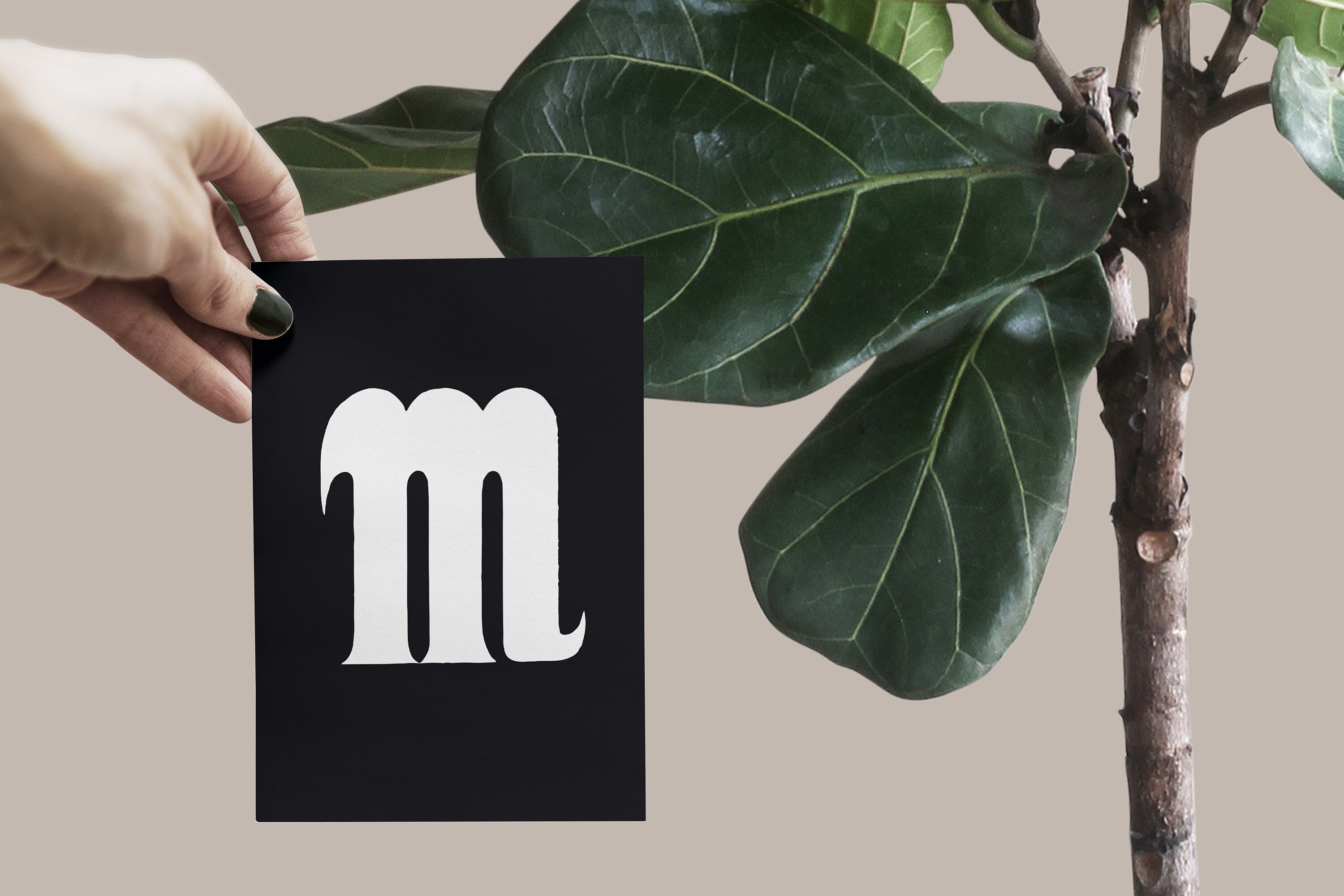 Letter M, M Initial, M Monogram, Letter M, Printables, M Typography ...