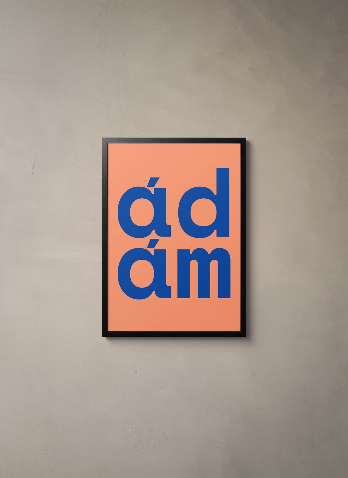 Adam Printable Art, Adam Name Poster, Boys Room Decor, Name Printable ...