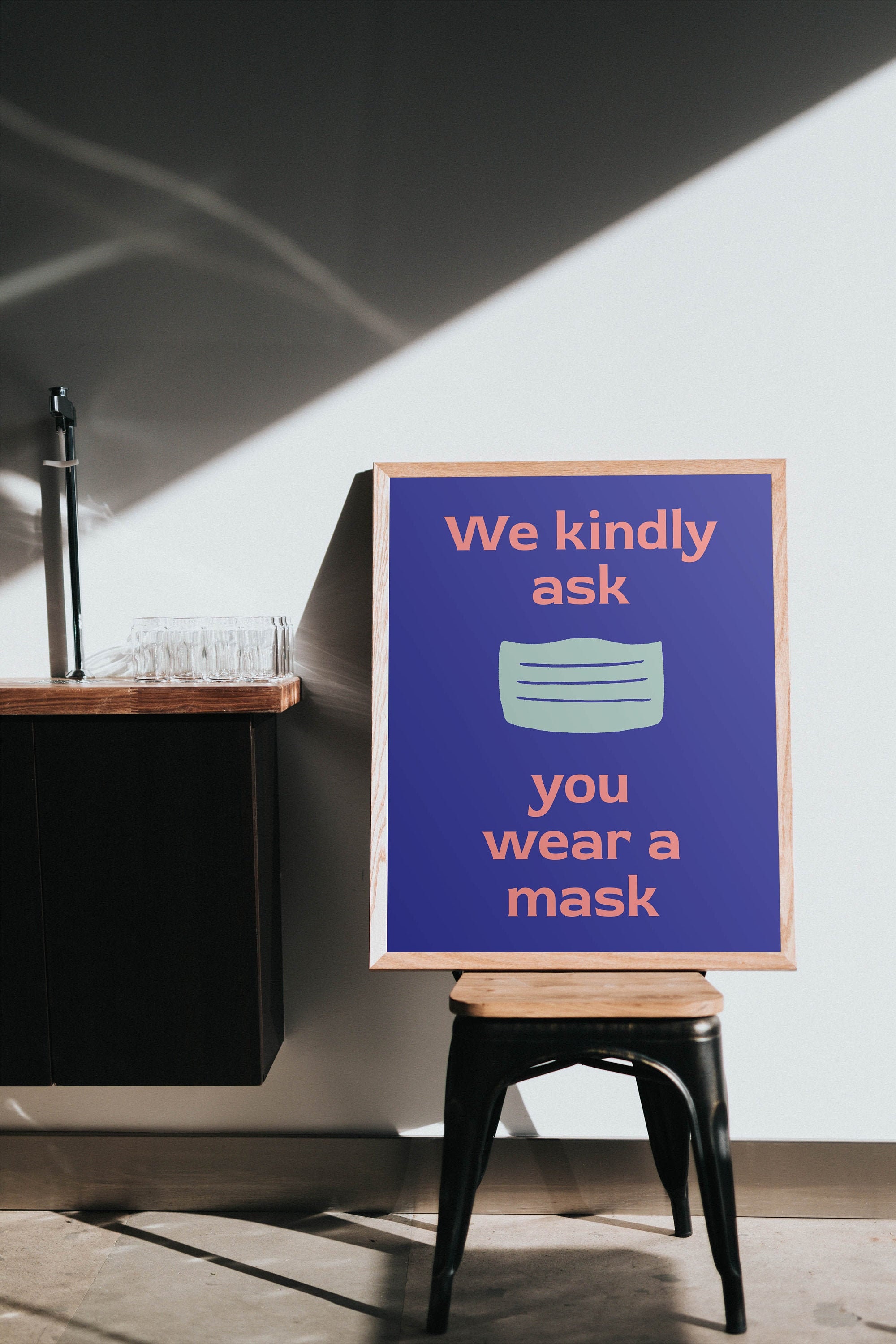 Wear a Mask Wear a Mask Poster Wear a Mask Sign Print - Etsy