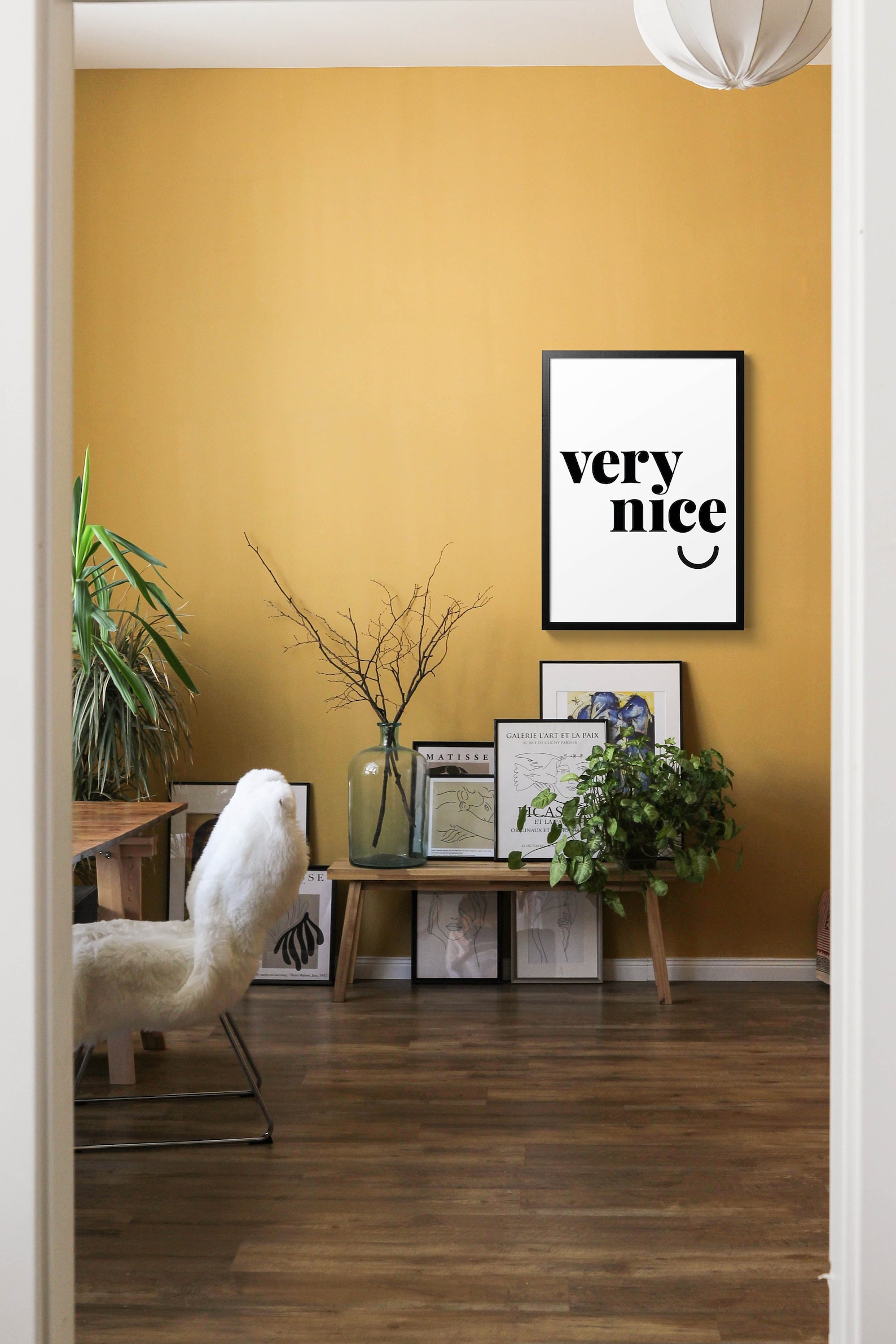 Very Nice Print, Wall Art, Home Decor, Minimalist Saying Print ...