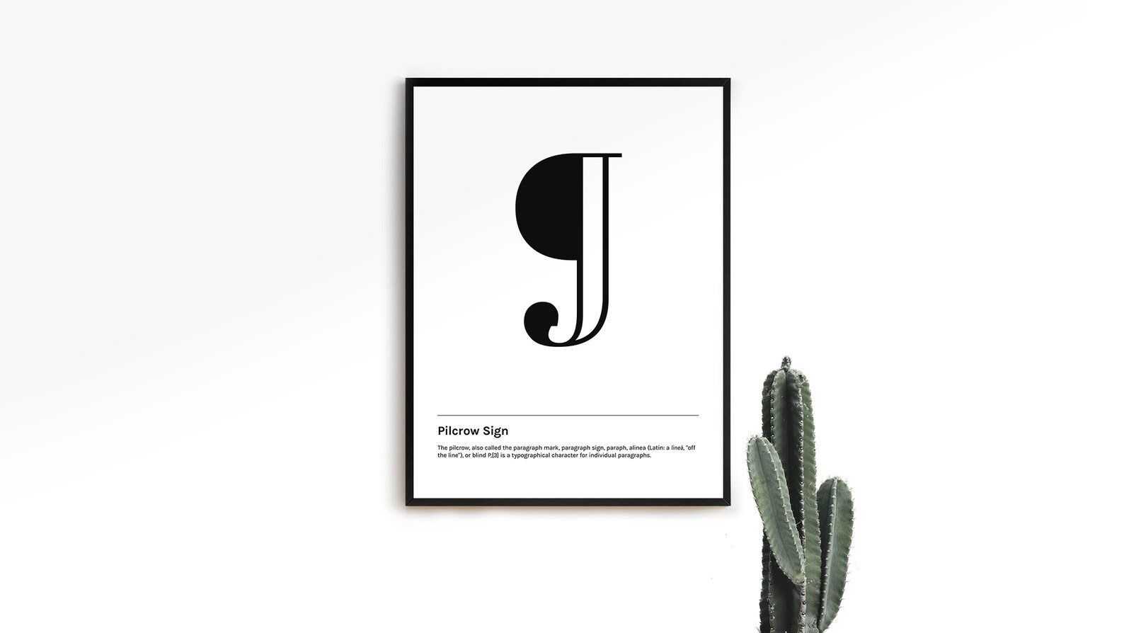 Pilcrow Sign, Paragraph Mark, Alinea, Typography, Printable Art ...