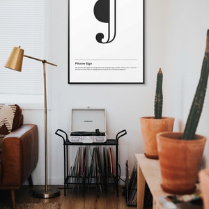 Pilcrow Sign, Paragraph Mark, Alinea, Typography, Printable Art ...