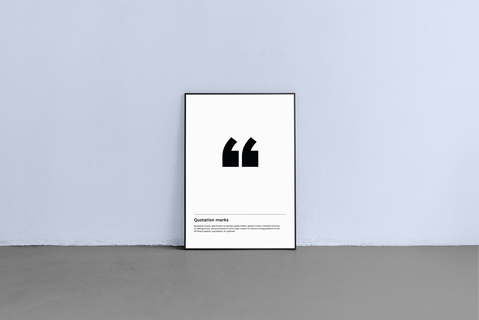 Quotation Marks, Speech Marks, Quotes, Typography, Printable Art ...