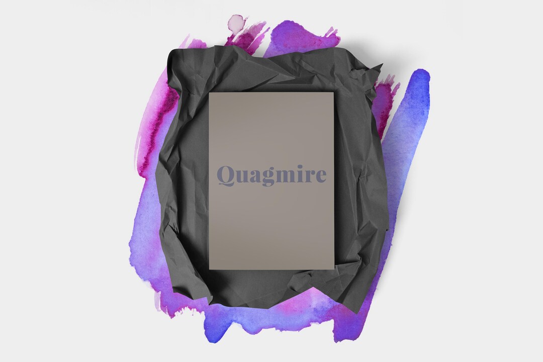 Quagmire Quagmire Word Hated Words Quagmire Poster Art - Etsy