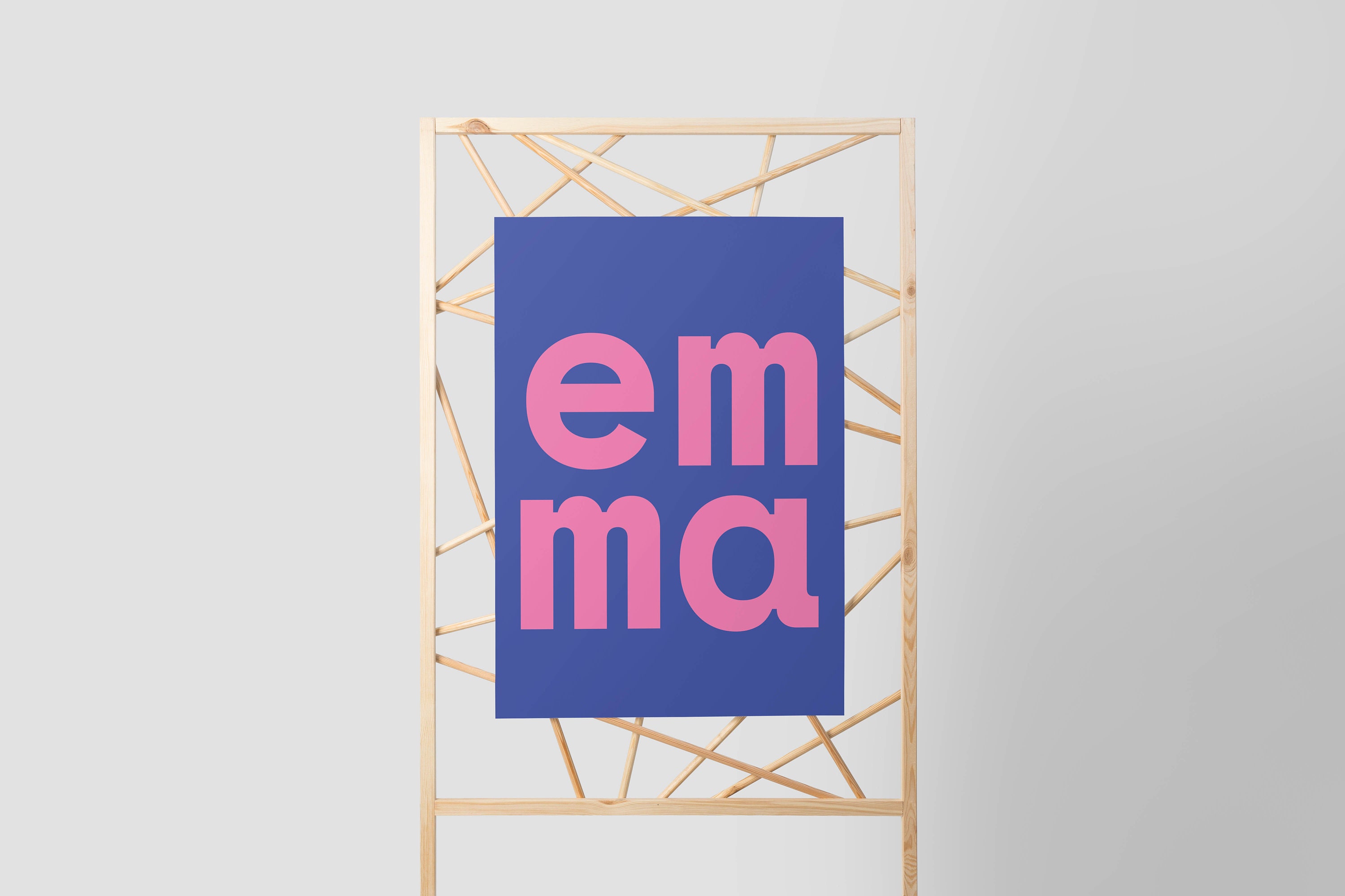 Emma Printable Art, Emma Name Poster, Girls Room Decor, Name Printable ...