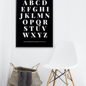 Alphabet Printable Art A-Z Wall Art Digital Download - Etsy