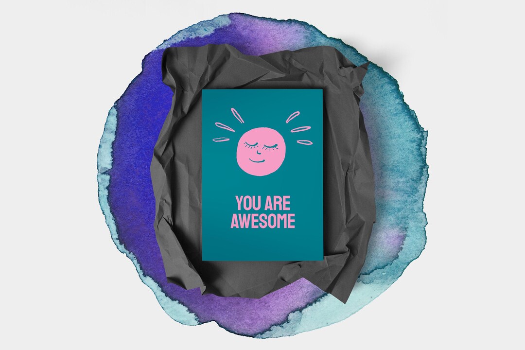 You Are Awesome Print, You're Awesome Poster, Printable Poster Decor ...