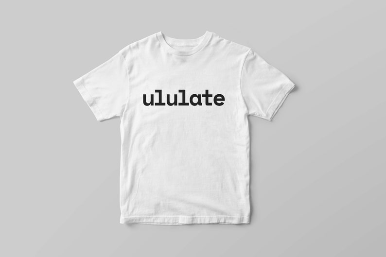 Ululate Ululate Word Hated Words Ululate Poster Art - Etsy