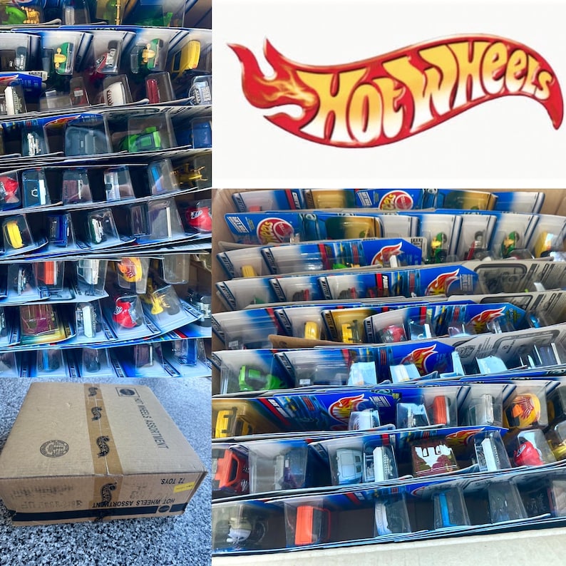 Factory Sealed Mattel Hot Wheels Case – 72 Lot Assorted Cars New 1:64 ...