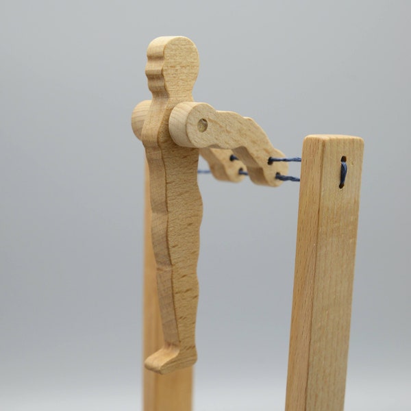 Wooden Acrobat Toy - Etsy