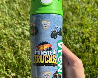 Monster Truck Water Bottle Stainless Steel - Etsy