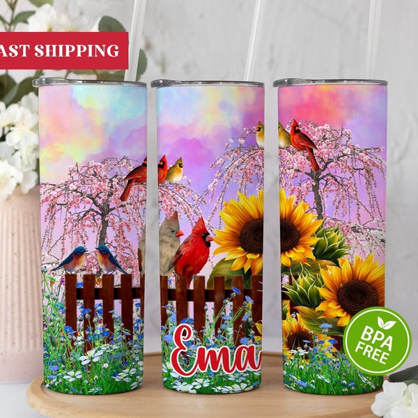 Cardinal and Straw - Etsy