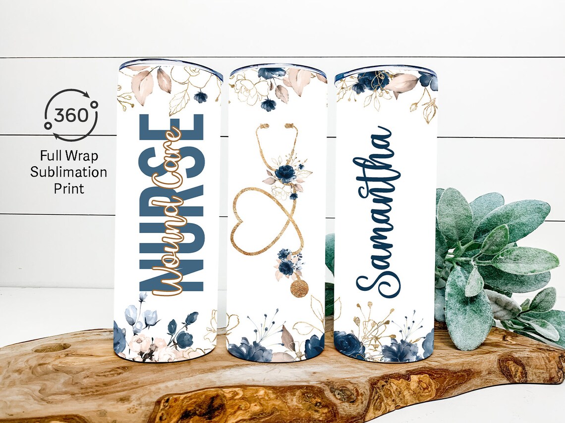 Personalized Wound Care Nurse Tumbler, Wound Care Nurse Gifts for Women ...