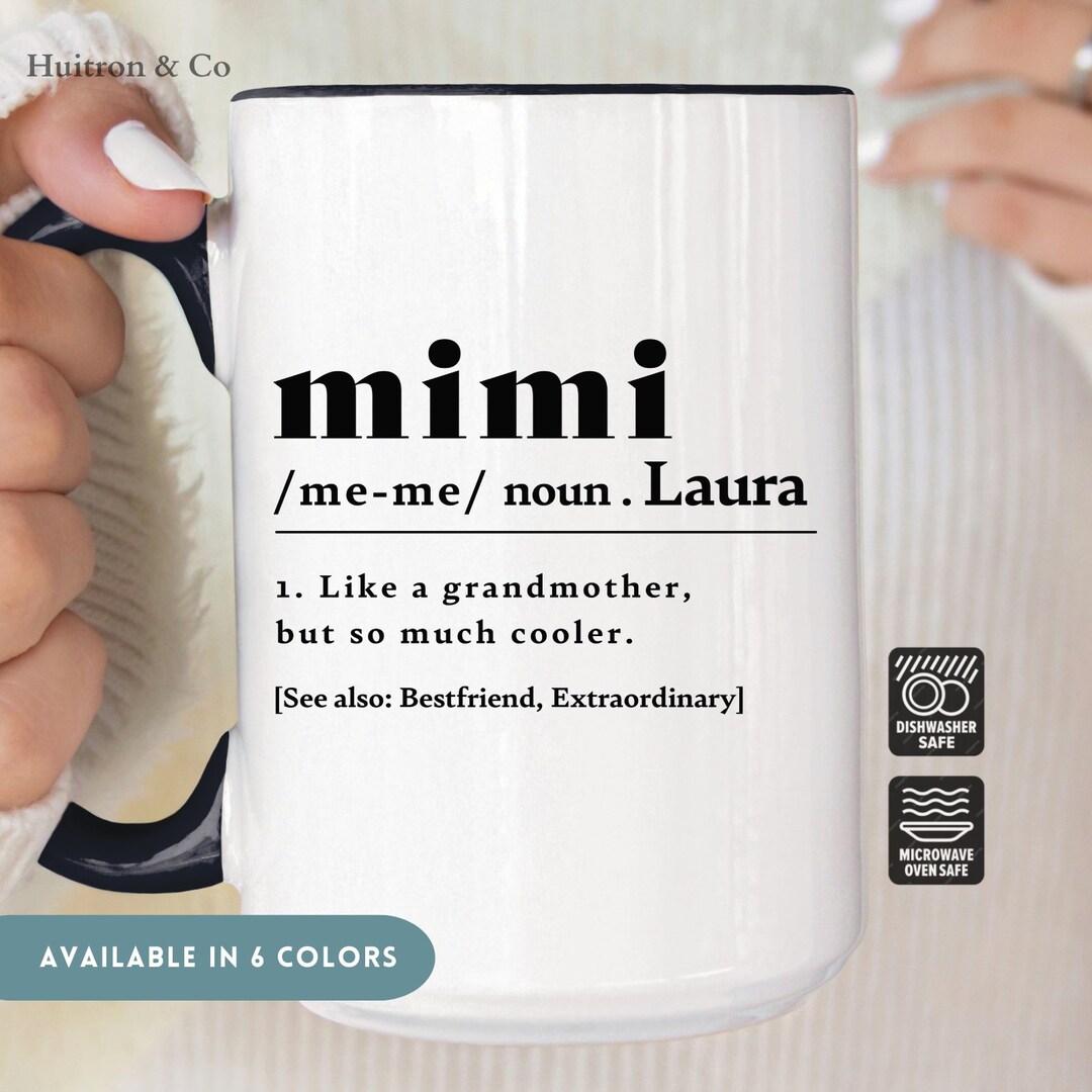 Mimi Definition Mug, Personalized Mimi Mug, Mother's Day Gift for Mimi ...