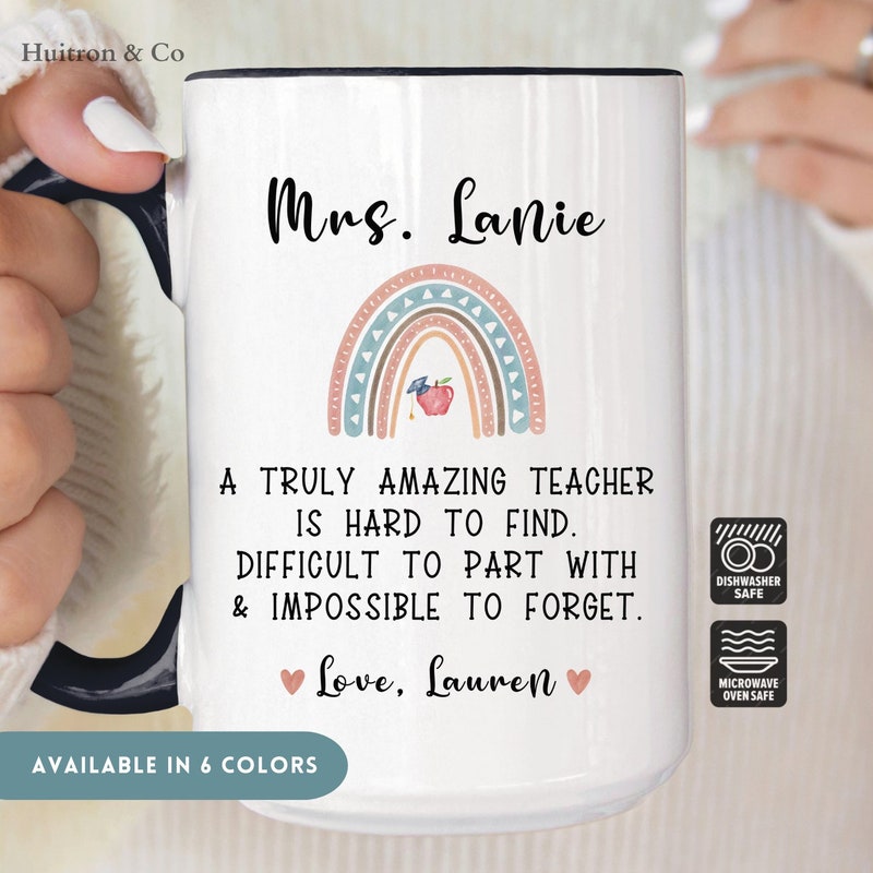 Rainbow Teacher - Etsy