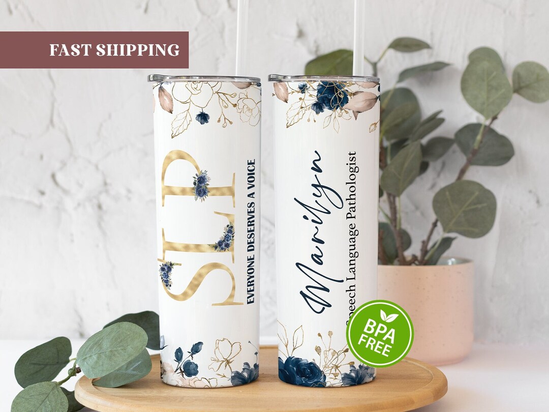 Everyone Deserves A Voice SLP Tumbler, SLP Tumbler, SLP Cup, Speech ...